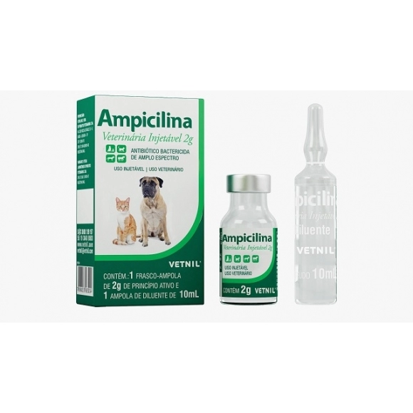 AMPICILINA VET INJ 2G 48