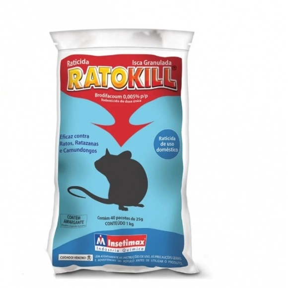 RATICIDA GRANULADO RATOKILL 25GR 15