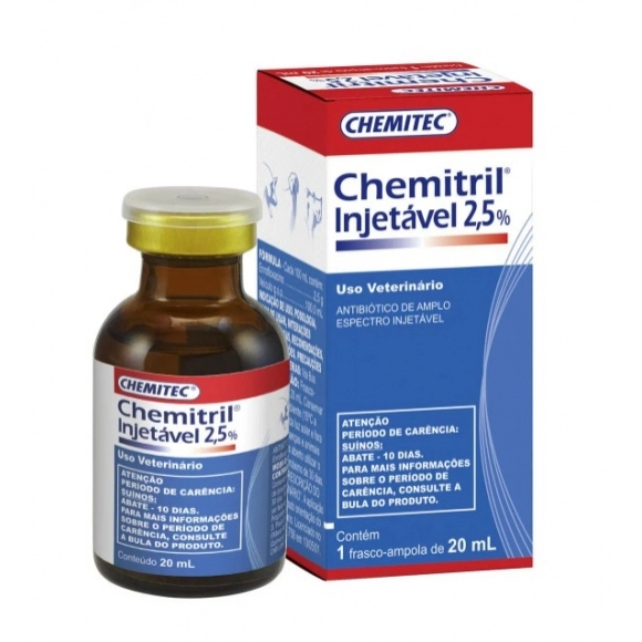CHEMITRIL INJ 2,5% 20ML 25