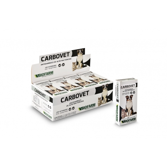 CARBOVET C/20 COMPR BIOFARM 12